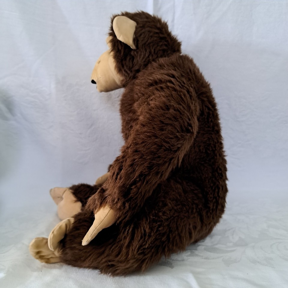 AVANTI Applause CHIMPANZEE Ape Monkey Plush 18" VTG JOCKLINE Korea 1989 ...