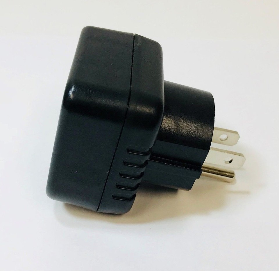 US Grounded Plug Adapter 2PK- Change Schuko European Plug into 3-Pin US ...