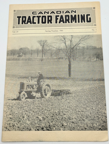 Vintage IH Canadian Tractor Farming International Harvester Magazine ...
