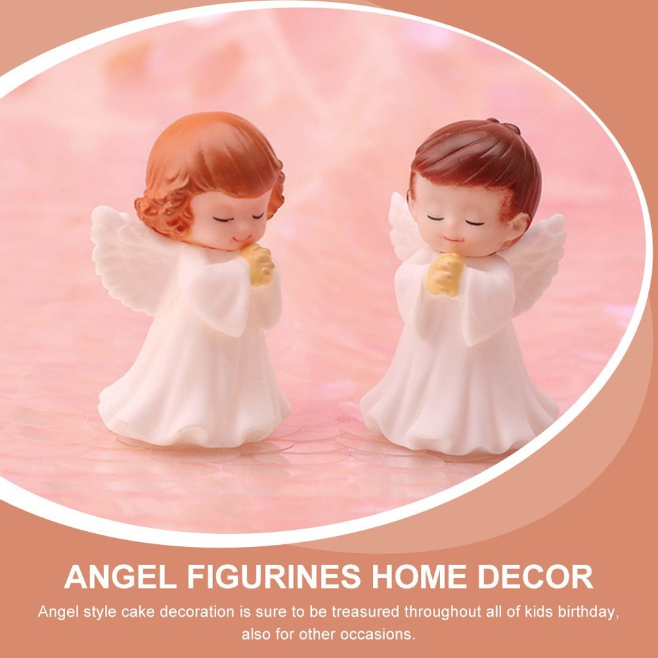 4pcs Angel Statues Desk Decorations Aesthetic Decorations for Bedroom ...