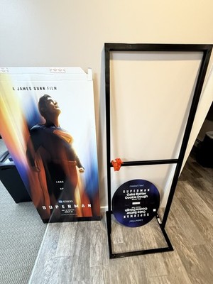 Superman 2025 DQ Promo Display Standee w/ Metal Frame & Sign | eBay