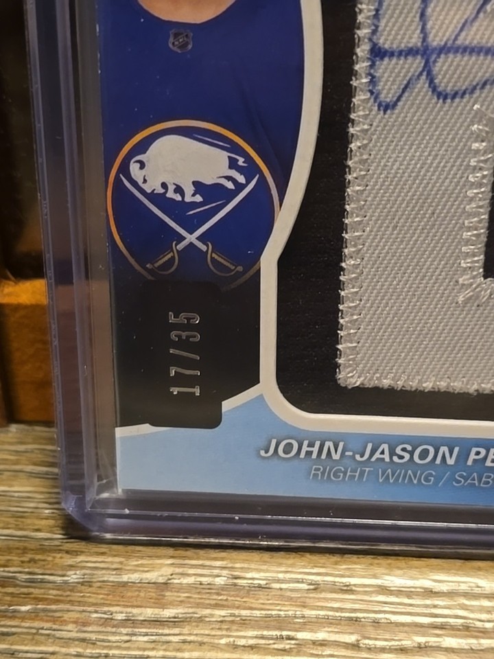 2022-23 Upper Deck SP Game Used Draft Day Marks /35 John-Jason Peterka ...