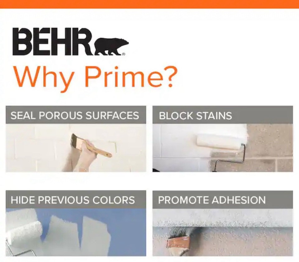 BEHR 5 gal. White Satin Latex Masonry, Stucco and Brick Paint | eBay