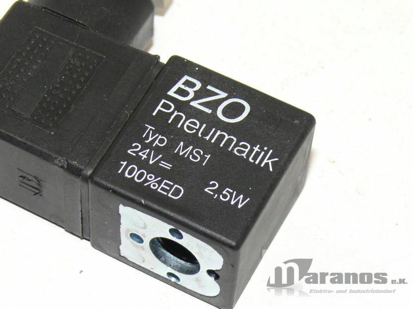 Festo BZO Pneumatic MS1 Solenoid Valve 24V 2.5W 100% ED + Plug | eBay