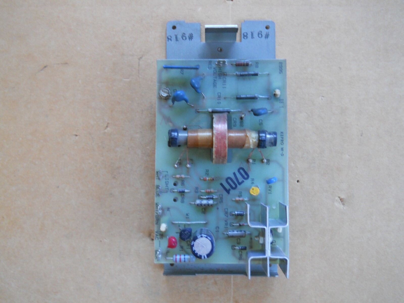 White Rodgers A858-0701 Electronic Air Cleaner Power Supply EAC A858 ...