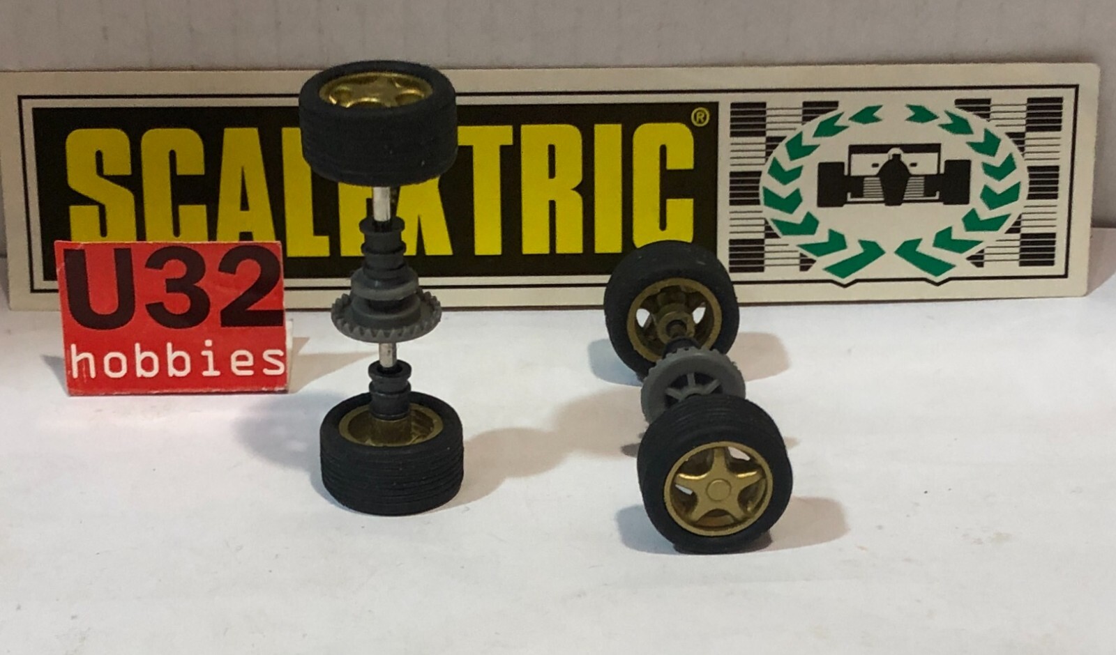 Scalextric Exin Tyco Complete Front And Rear Axle Bugatti Eb110-Subaru ...