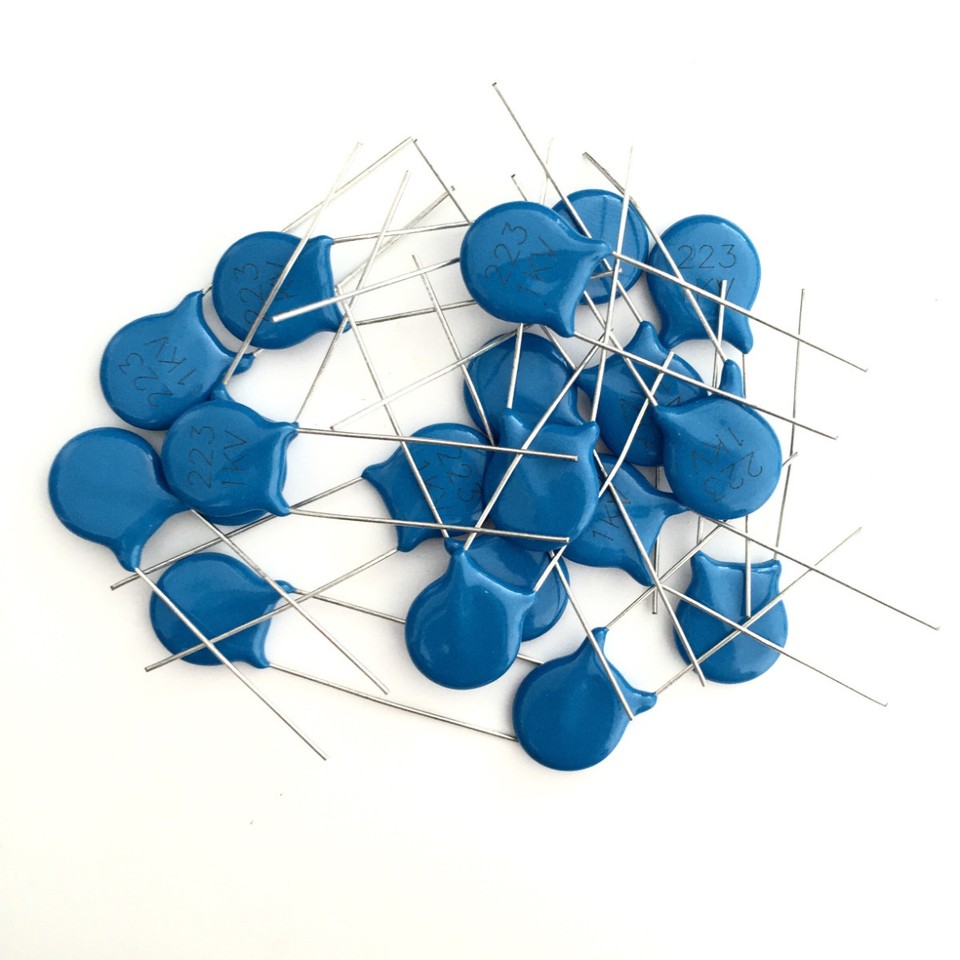 30pcs Ceramic Disc Capacitor 1000V 1KV 223 22000PF 22NF 0.022uF High ...