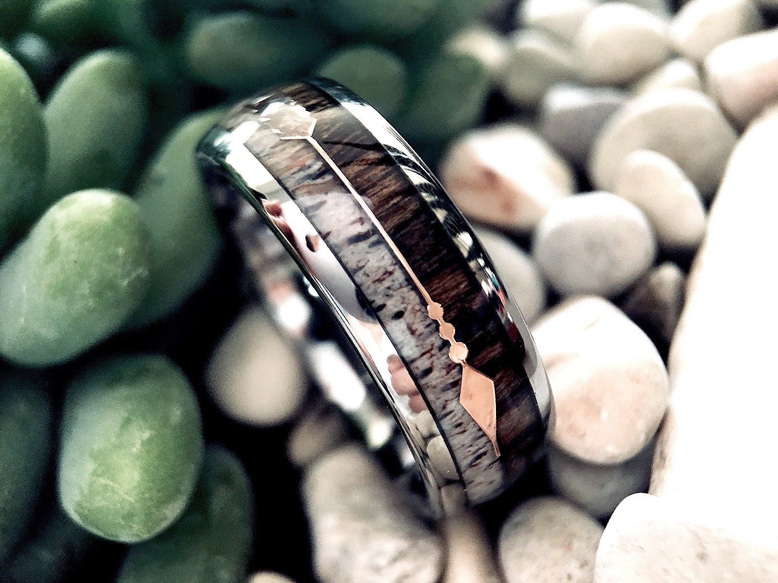 Wave Ring, Ocean Wave Pattern Engraved Tungsten Carbide Ring, Mens and ...