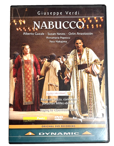 Giuseppe Verdi - Nabucco DVD, 2004 Genova Italy with Alberto Gazale ...