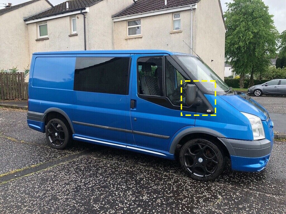 For 2006-14 Ford Transit MK7 Door Wing Mirror Electric Short Arm Right ...