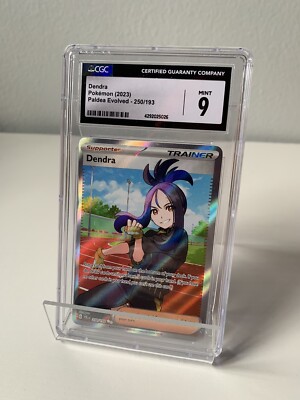 Pokémon TCG Dendra Scarlet & Violet - Paldea Evolved 250/193 Holo Ultra ...