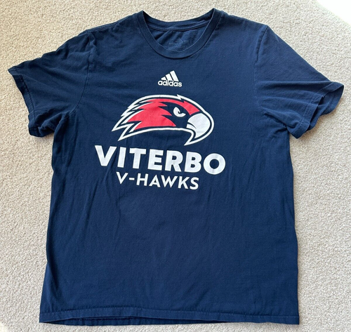 Viterbo University V-Hawks La Crosse, WI Adidas Soft Adult Blue T-Shirt ...