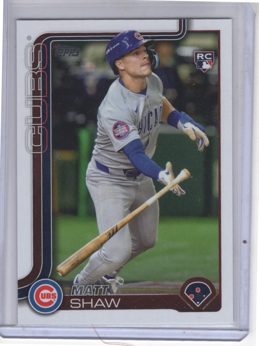 2025 Topps Series 2 Matt Shaw SHORT PRINT ROOKIE RC SP #699 | eBay