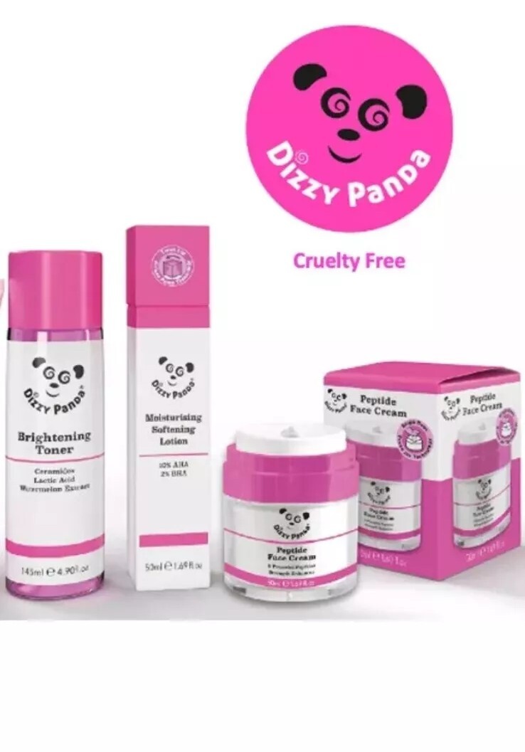 Dizzy Panda Face Cleanser Softening Lotion, Bright Toner Peptide Face ...