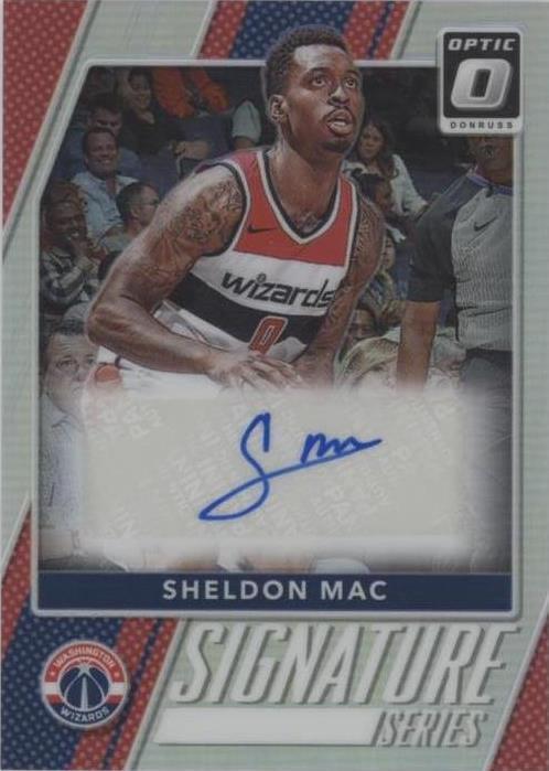 2017-18 Panini Donruss Optic - Signature Series Sheldon Mac #43 Holo ...