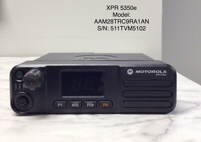 Motorola XPR5350e UHF 450-512MHz 32ch 40w mobile radio AAM28TRC9RA1AN ...