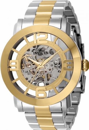 INVICTA 45MM VINTAGE AUTOMATIC BRACELET WATCH TWO TONED MODEL 22583 | eBay