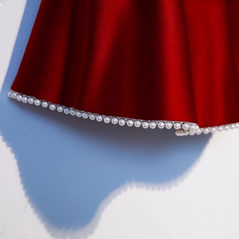 Women 3D Floral Embroidery Wedding Capelet Beaded Cloak Retro Cape Coat ...