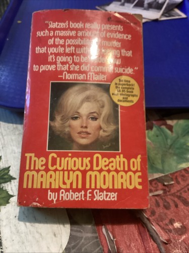 The Curious Death of Marilyn Monroe 1975 by Robert F Slatzer Paperback ...