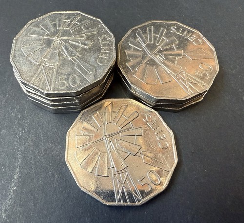 2002 Outback 50 Cent Australian Decimal Coin Commemorative Windmill ...