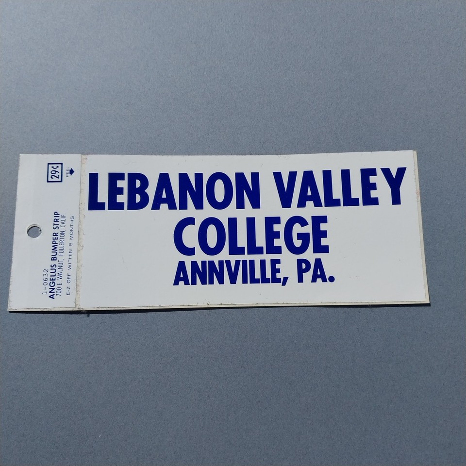 Lebanon Valley College PA Pennsylvania Decal Sticker 3"x 6 3/4" | eBay