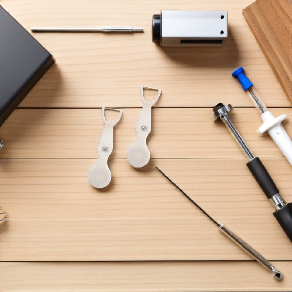 2 Pcs Self-made Dental Floss Holder Oral Care Picks Flosser Reusable ...