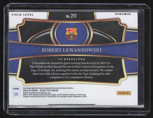 2023-24 Panini Select FIFA #211 Robert Lewandowski Silver | eBay