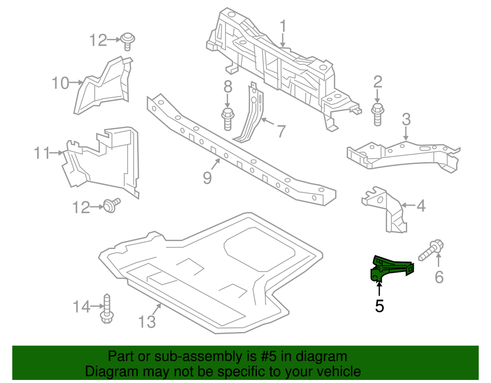 Genuine Nissan Headlamp Bracket F2560-3LMMA | eBay