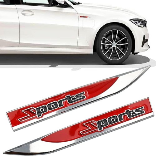 2Pcs 5.75*0.71inch 3D Metal Sports Logo Emblem Badge Car | eBay Australia