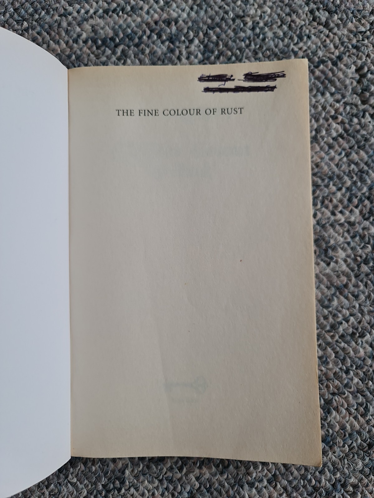 The Fine Colour of Rust by P. A. O'Reilly (Paperback, 2012) | eBay ...