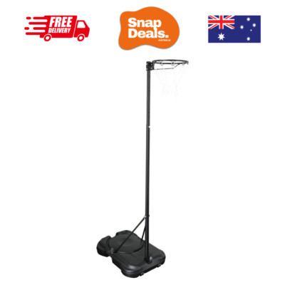 Netball Ring ACTION SPORTS™ Portable Adjustable Height System Pole Hoop ...