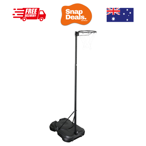 Netball Ring ACTION SPORTS™ Portable Adjustable Height System Pole Hoop ...