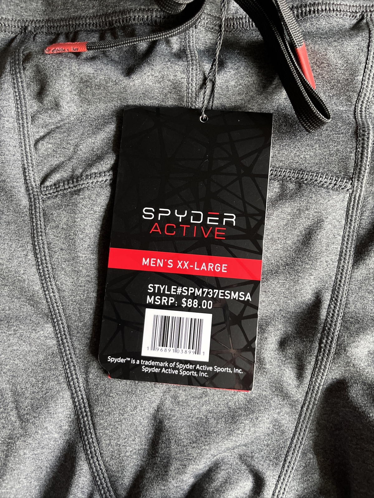Spyder Active ProWeb Men's XXL Compression Base Layer Pants SPM738ESMSA ...