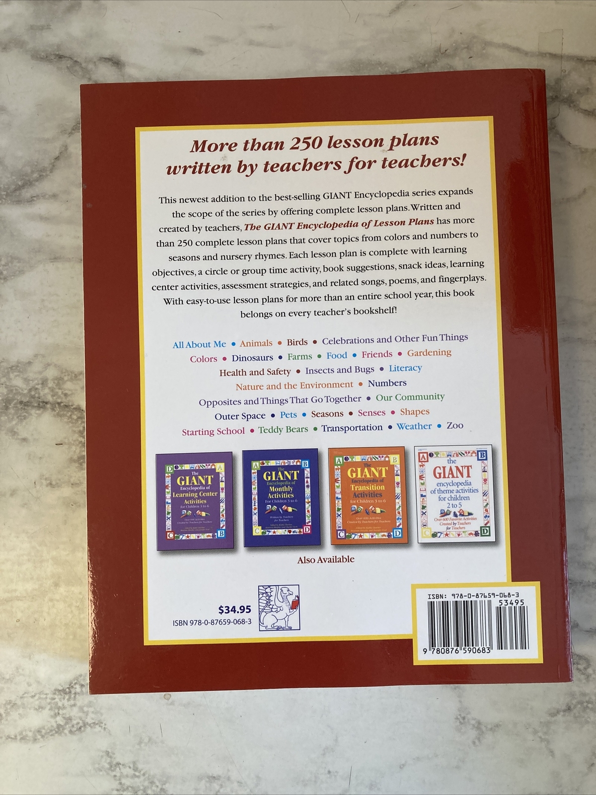 The GIANT Encyclopedia Ser.: The GIANT Encyclopedia of Lesson Plans ...