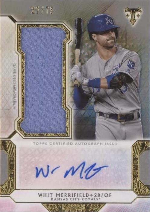 2018 Topps Triple Threads - Autograph Single Jumbo Relics Whit ...