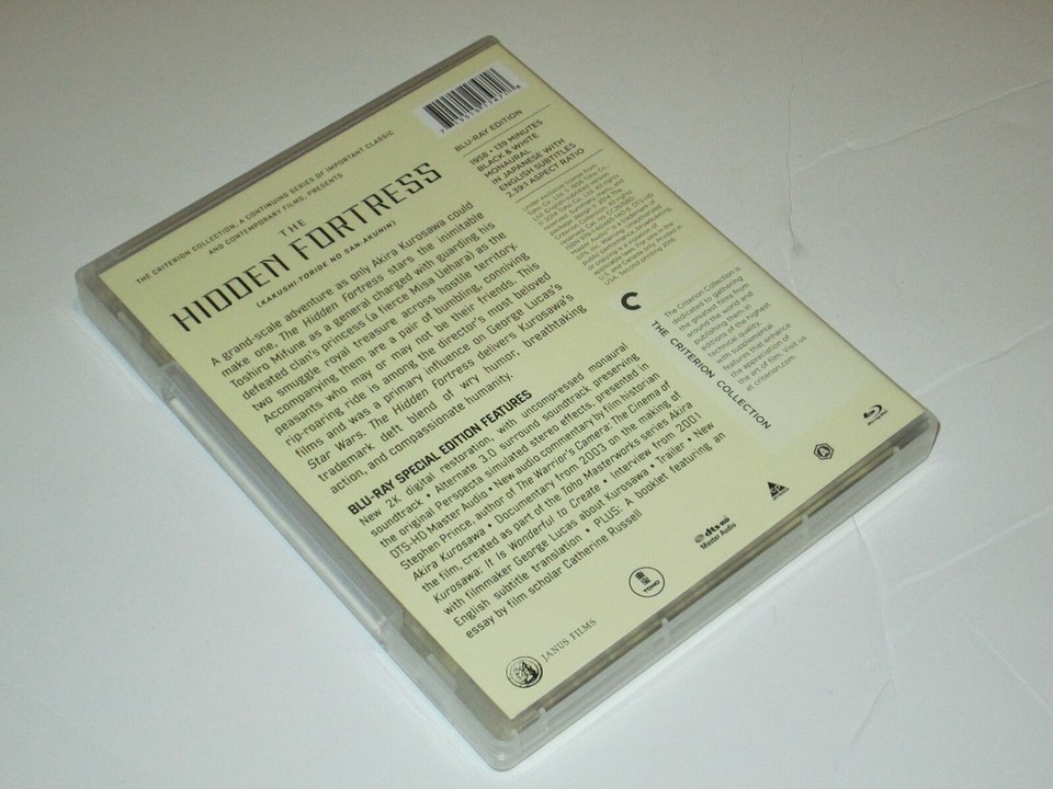 Hidden Fortress Criterion Collection Blu-Ray Akira Kurosawa | eBay