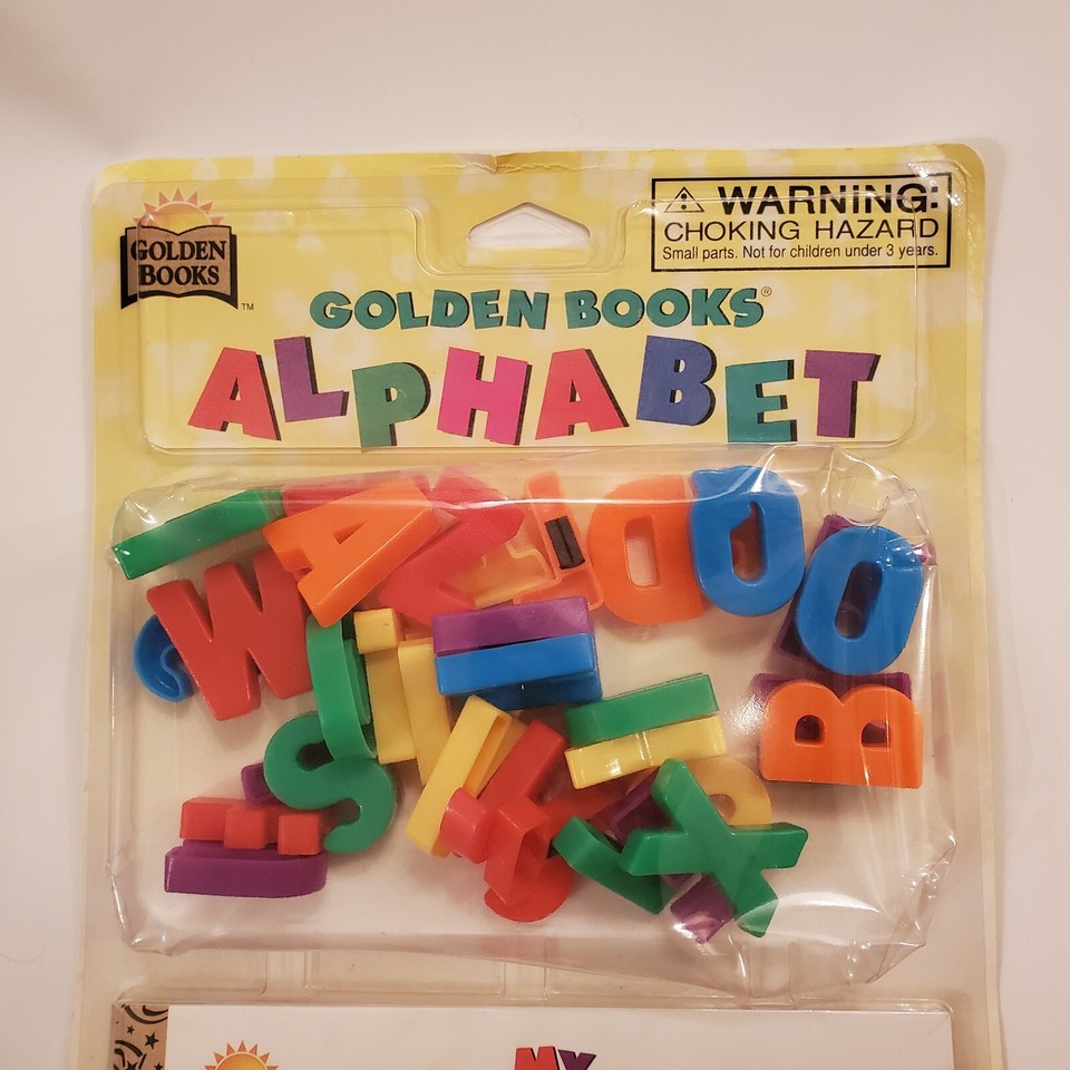 New EK Davis Susan Banta My Golden Books ALPHABET Magnet Refrigerator ...