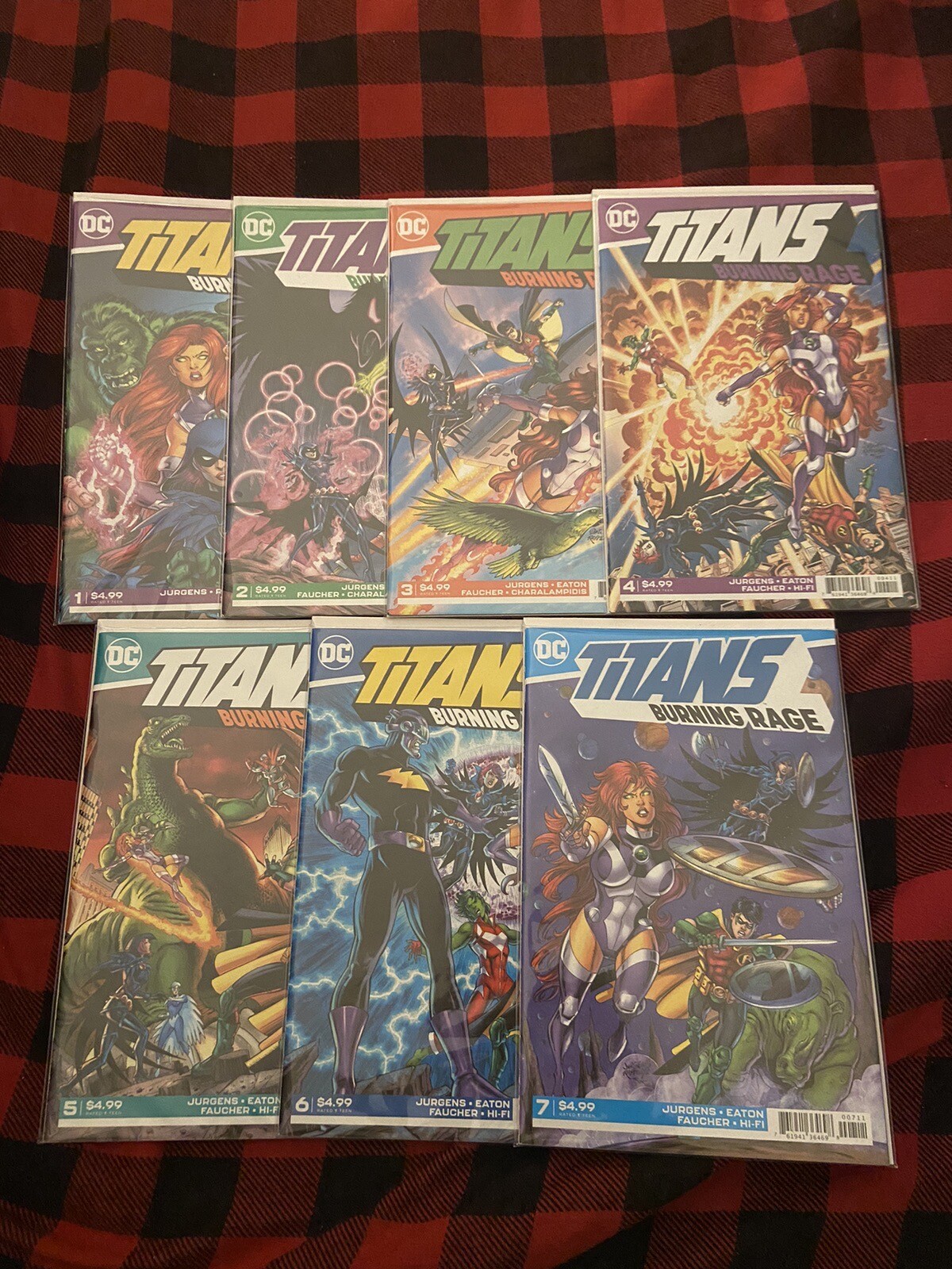Titans: Burning Rage #1-7 Complete Set (2019-2020) DC Comics | eBay