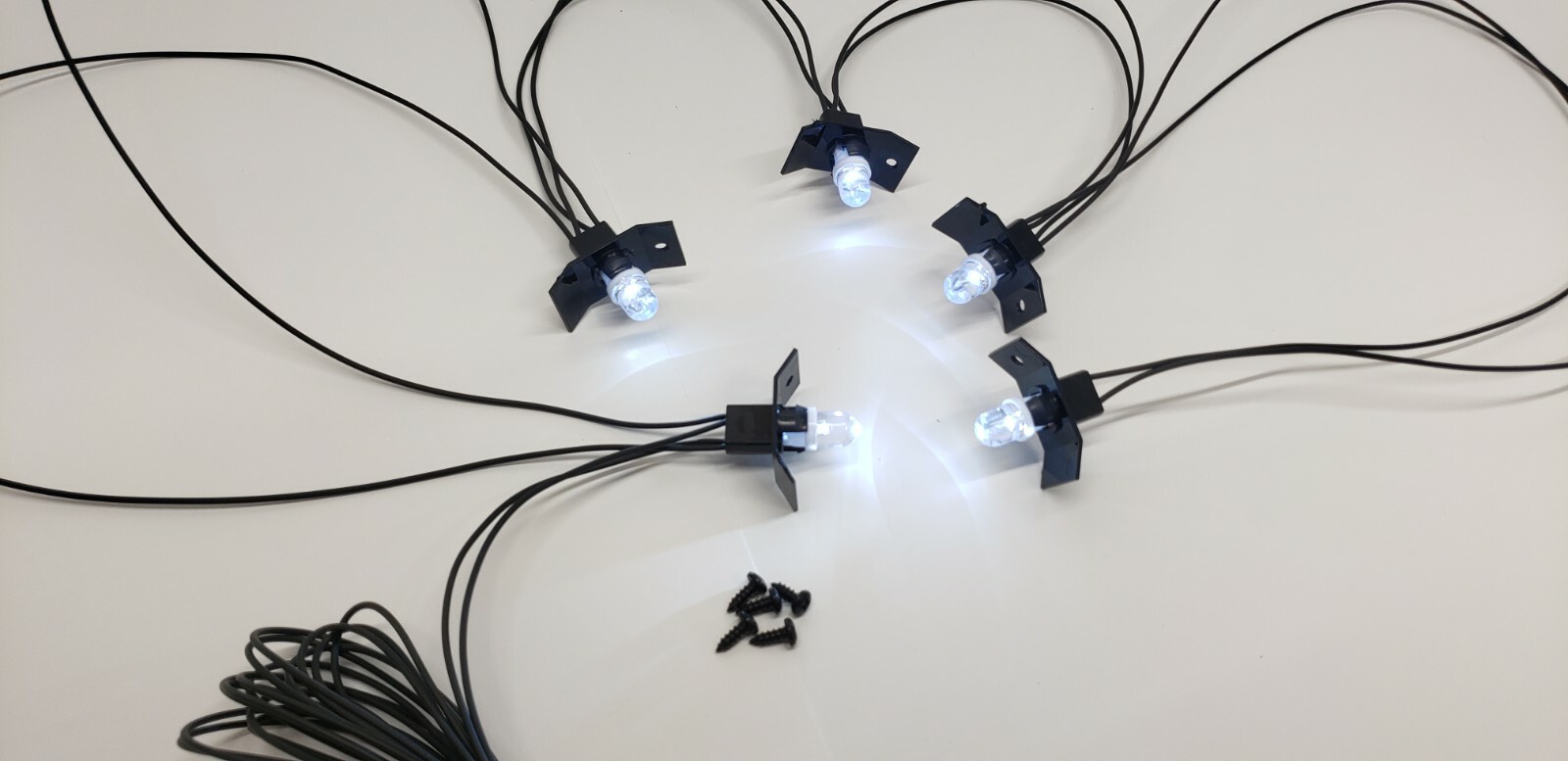 Amber Lund Visor Cab Moon Sun Lens Kit Lenses / Gaskets & LED Wiring ...