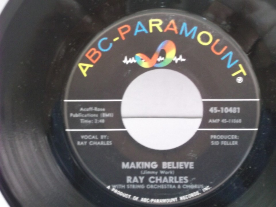 Ray Charles,ABC-Par. 10481,"BUSTED", US, 7" 45,1963 hit R&B classic ...