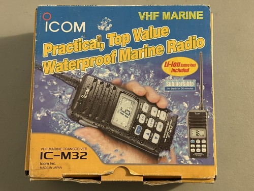 Icom IC-M32 Handheld Waterproof VHF Marine Radio New Open Box | eBay