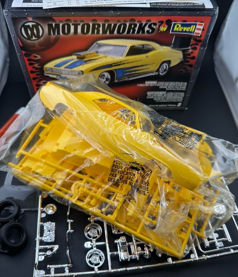 REVELL MOTORWORKS '69 CAMARO Z-28 1/24 OPEN BOX CHEVROLET 85-0801 | eBay