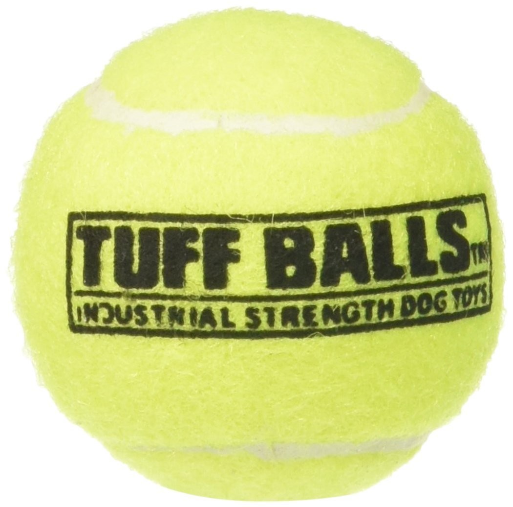 Jr Yellow Tuff Ball - Small Tennis Balls for Dogs, Puppy Chew Toy for ...