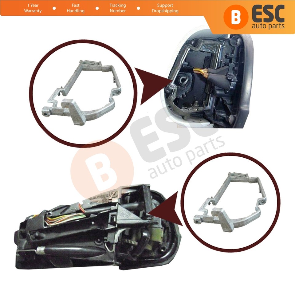 Side Wing Mirror Folding Support Brackets for Mercedes W210 S210 W202 ...