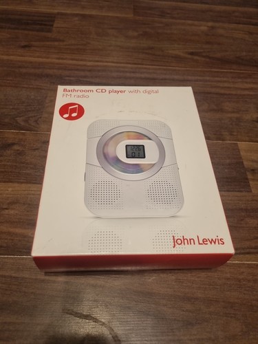 john lewis bathroom cd player with digital Fm Radio | eBay