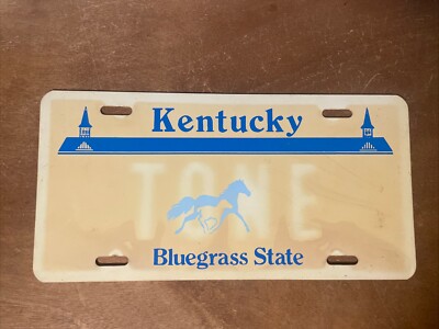 Kentucky Bluegrass Blank License Plate Novelty Souvenir Plastic | eBay