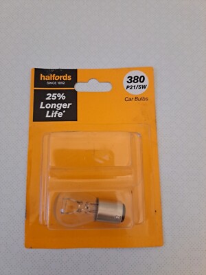 Halfords Car Bulb 380 P21/5W | eBay UK