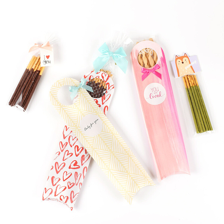 10-50X Rectangular Pocky Pencil Birthday Wedding Party Favour Biscuit ...