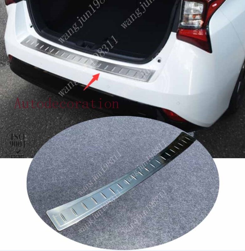 For Toyota Prius 2019-2020 Steel Rear Bumper Protector Scuff Plate ...