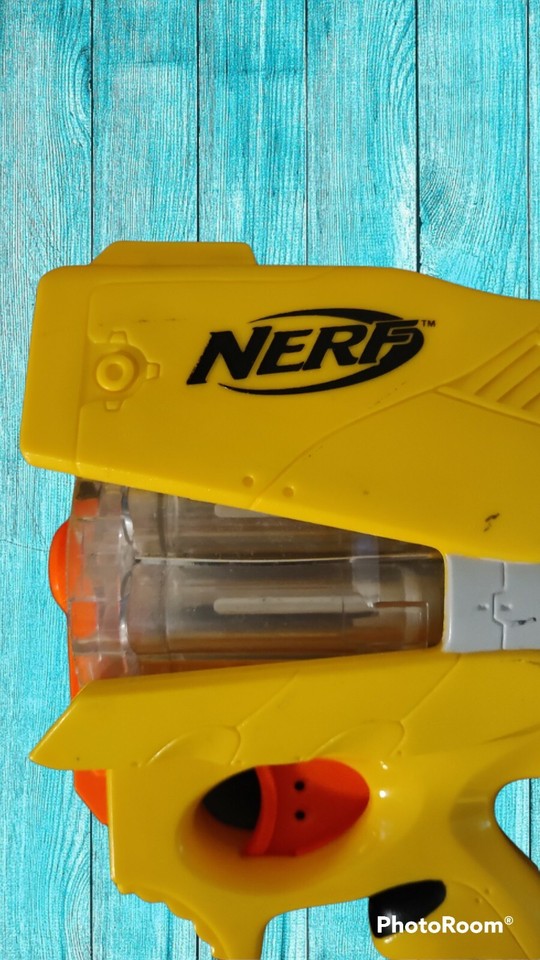 Nerf N-Strike Firefly Rev-8 Lighted Dart Gun Blaster Tested Working ...